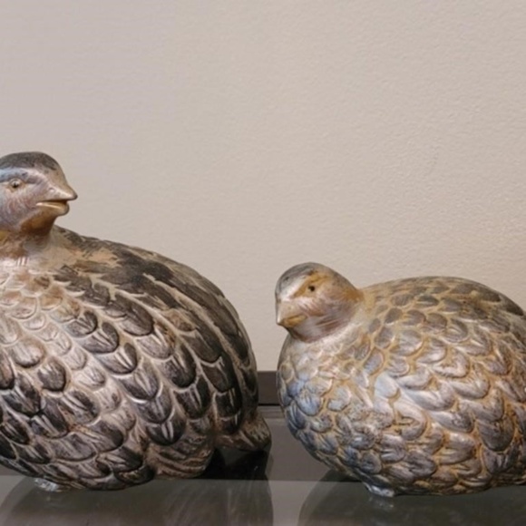 Andrea Sadek | Accents | Vintage Set Of 2 Quail By Andrea Sadek Hand ...